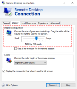 How to Adjust Display Settings in Remote Desktop Connection? – Filepuma How to Articles