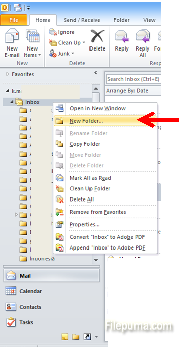How to create a new folder in Microsoft Outlook? – Filepuma Reviews